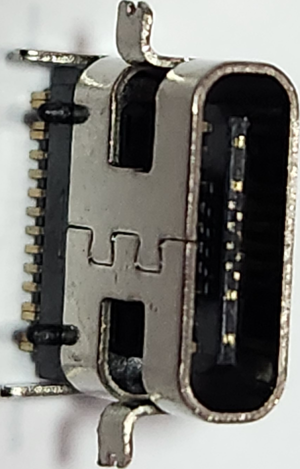 Conector USB tipo C para placa 12 PIN delanteras planas