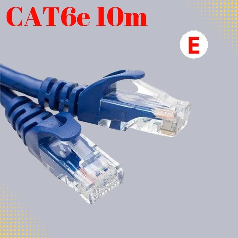 Cable De Red 10m CAT6e - Electronica Cyber
