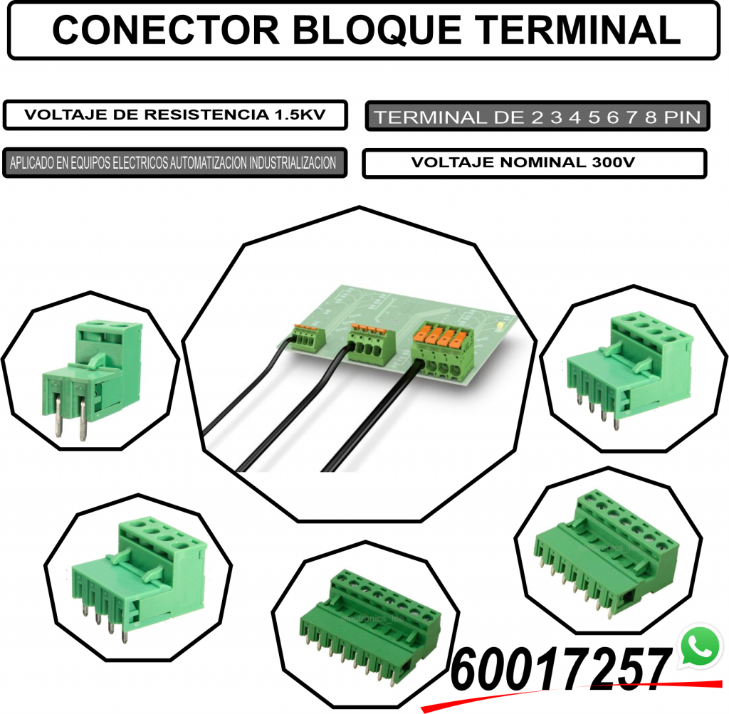 CONECTOR BLOQUE TERMINAL