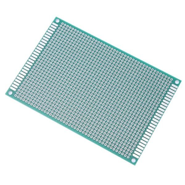 Placa Perforada PCB Doble Prototipo De Doble Cara Estañado [13x25]cm ...
