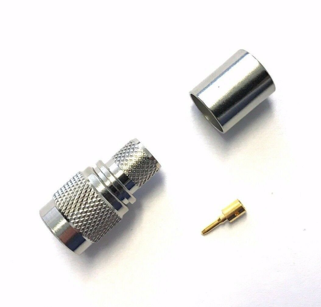Conector TNC Macho Crimpable De Alta Performance Para Cable RG8/RG213 ...