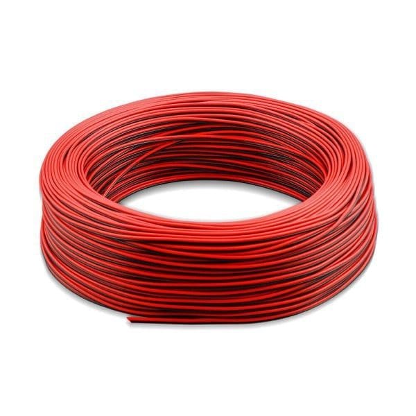 Cable De 2 Hilos 22 AWG 0.7mm 100M Para Luces LED Corriente Instalacion ...