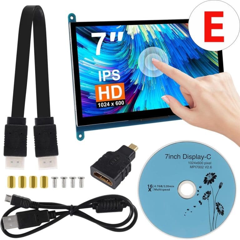 Pantalla Táctil LCD 7 Pulgadas HDMI 1024×600 – Alta Calidad ...