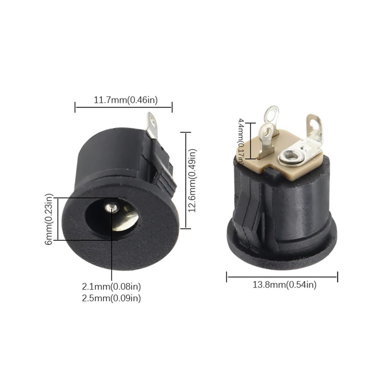 ⚡ Jack DC 5.5×2.1 Mm DC-022K – Conector De Alimentación Profesional ...